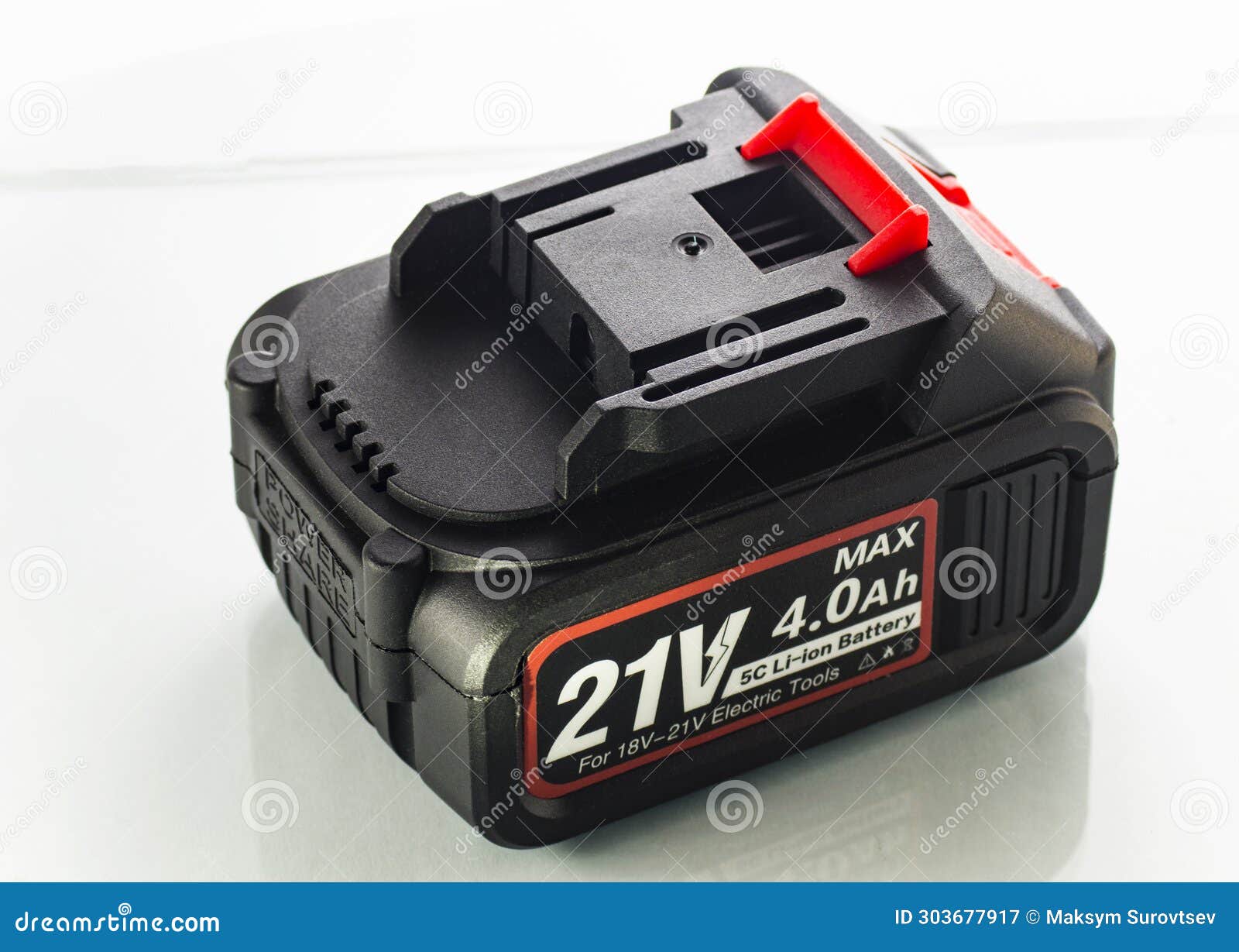 One Battery for a Hand Tool Stock Image - Image of recycle, design ...