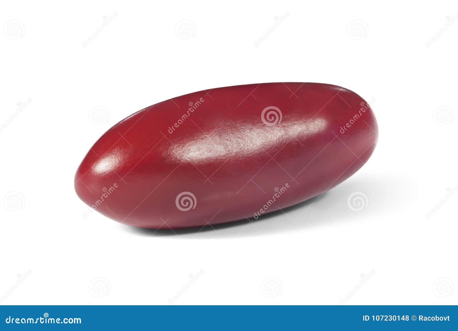 One bean of a red bean stock photo. Image of diet, seed - 107230148