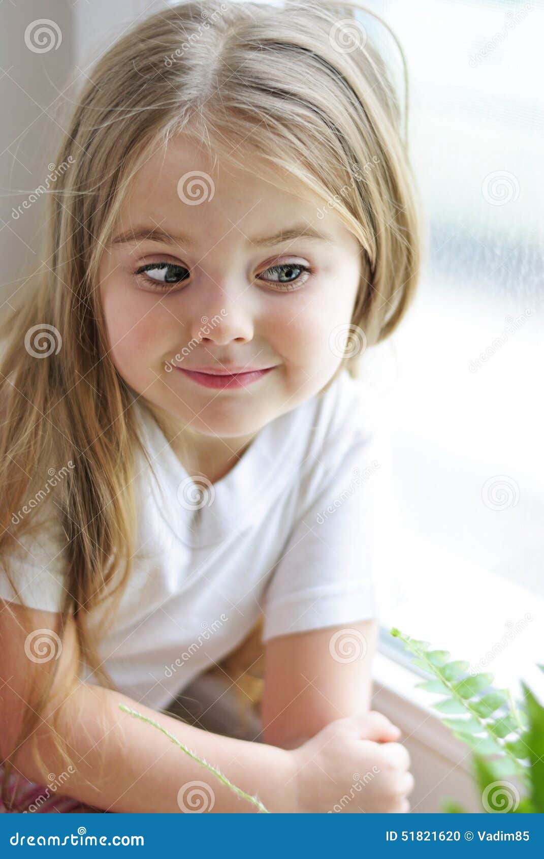 The One Beautiful Little Girl Stock Photo - Image of understanding ...