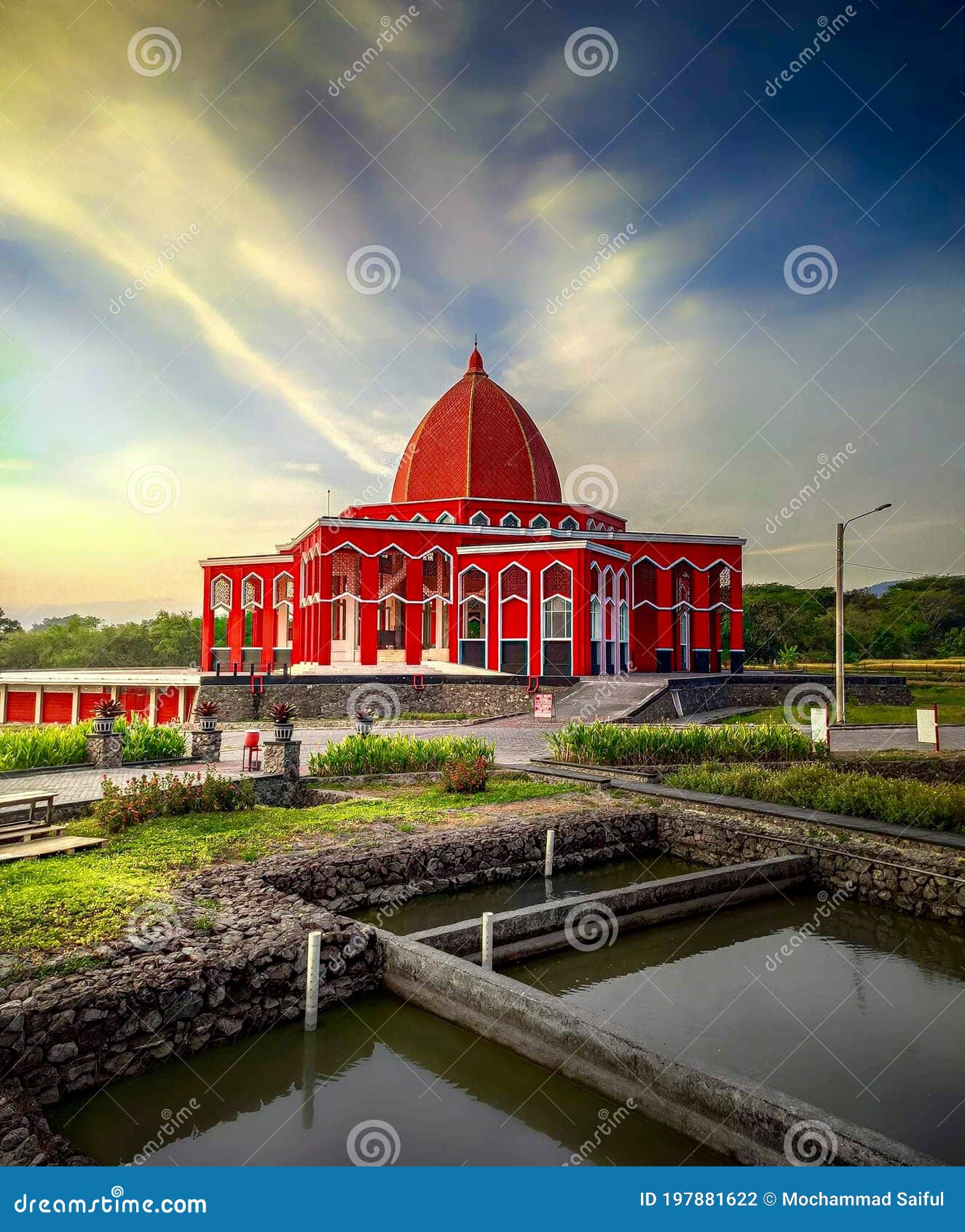 Beautiful Mosque stock photo. Image of pasuruan, java - 197881622