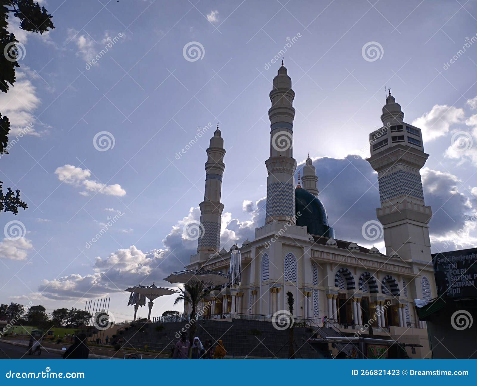 One the Best Mosque Place in Java Stock Image - Image of skyscraper ...