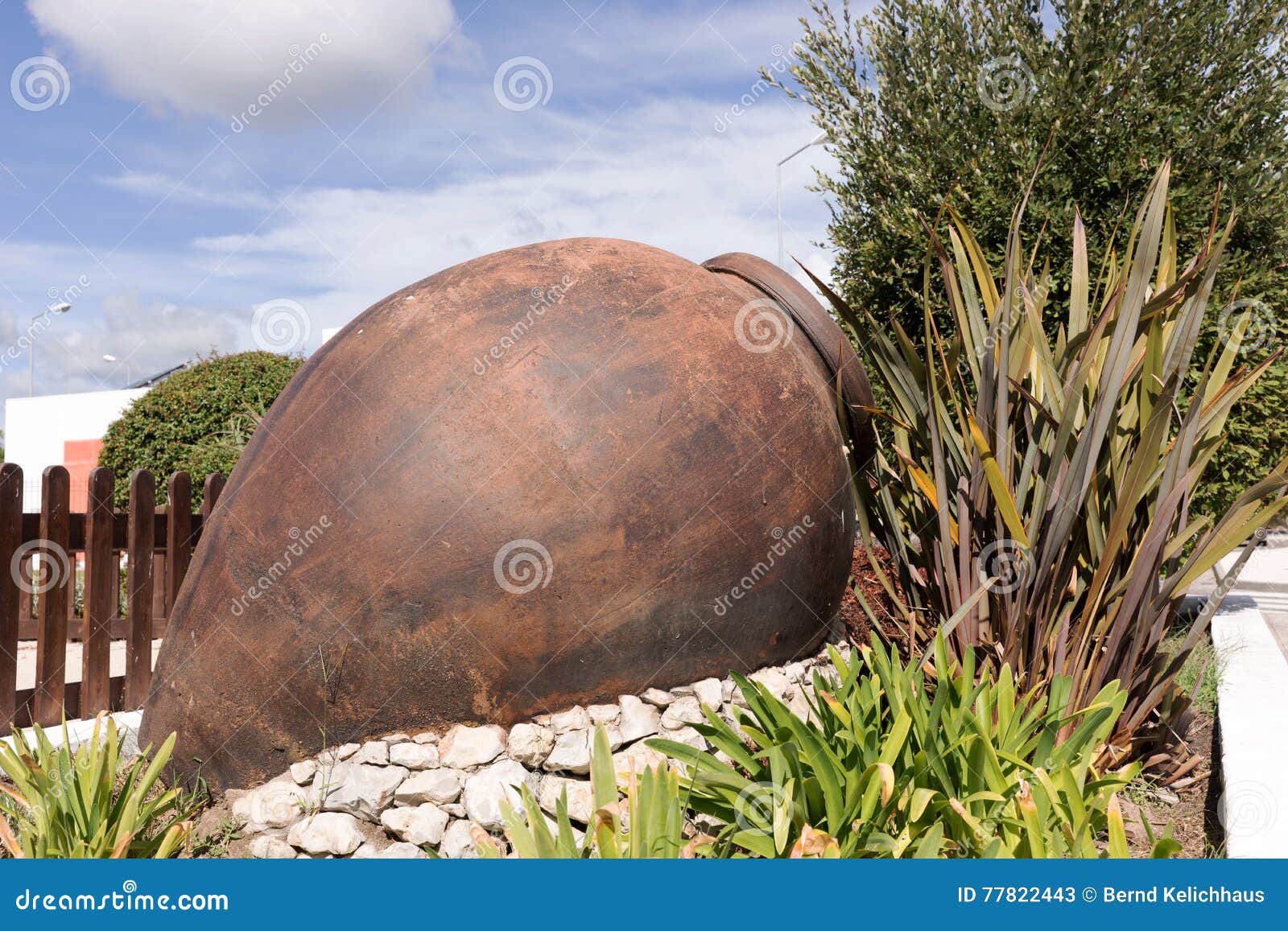 One Big Ancient Ceramic Pot Stock Image - Image of design, nature: 77822443