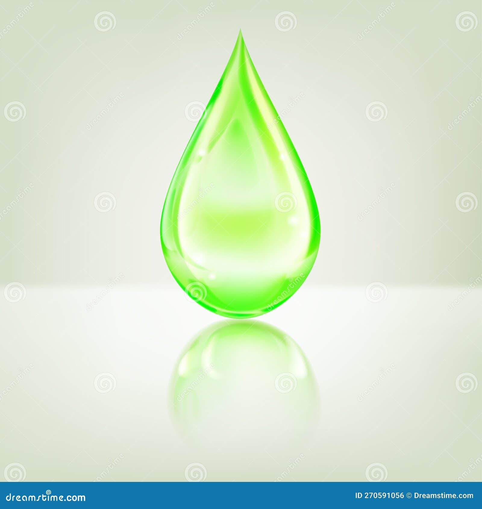 One big drop stock vector. Illustration of translucent - 270591056