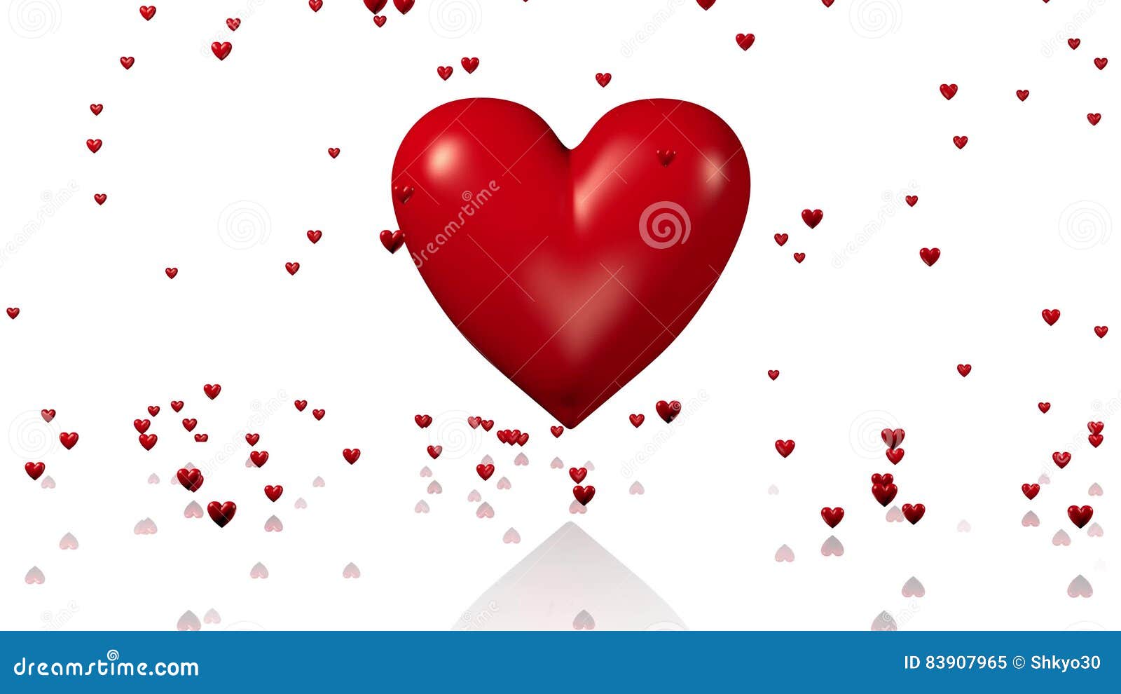 One Big Red Beating Heart with Golden Arrow Passing through Stock Video ...