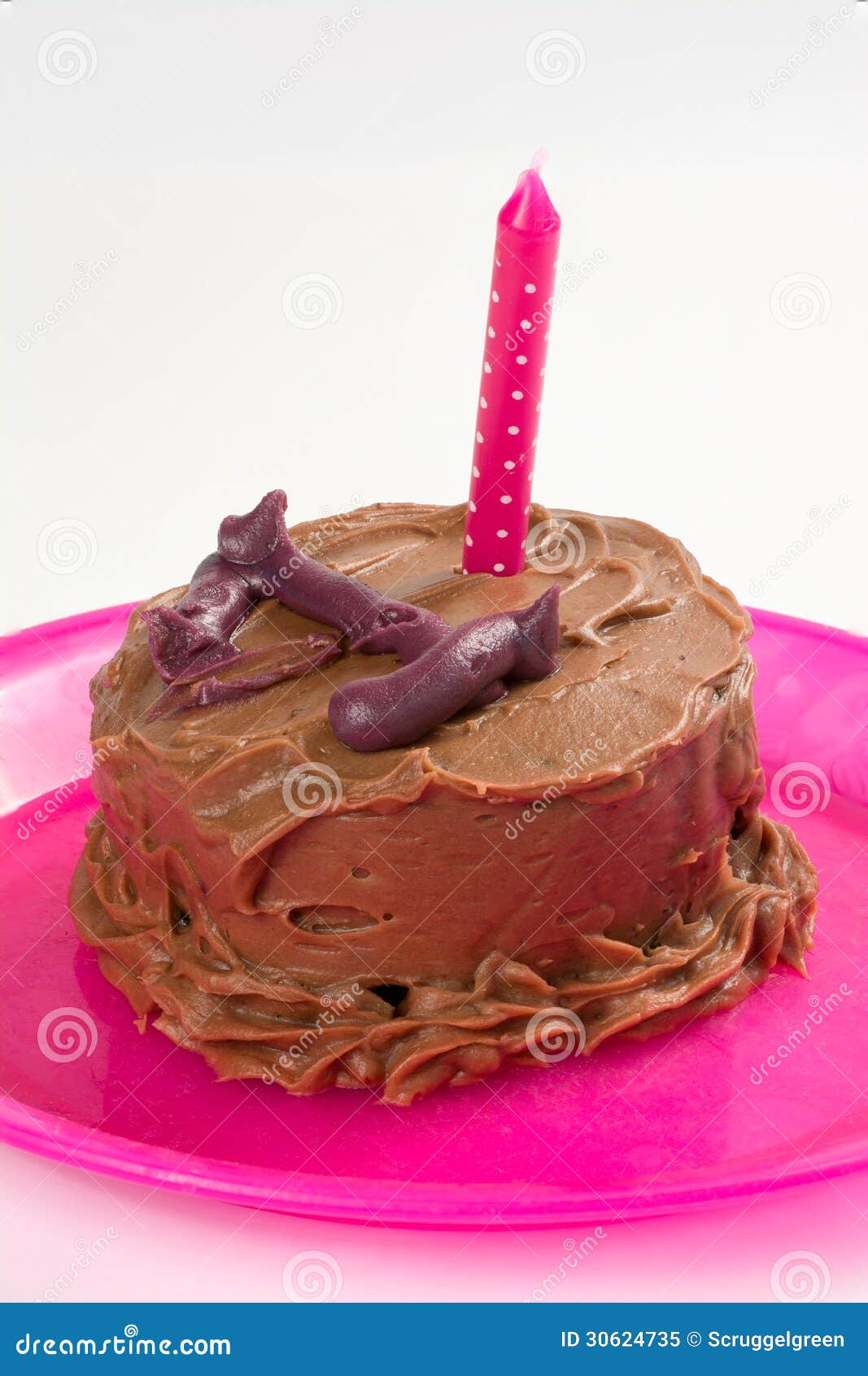 One Birthday Cake stock image. Image of cupcake, fudge - 30624735