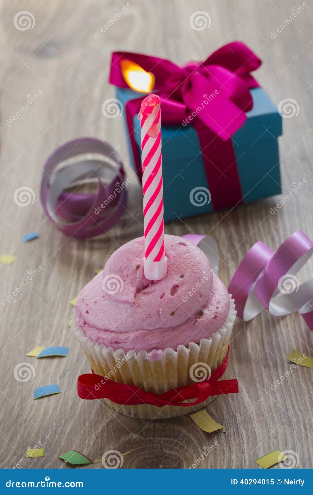 One birthday cake on table stock image. Image of birthday - 40294015