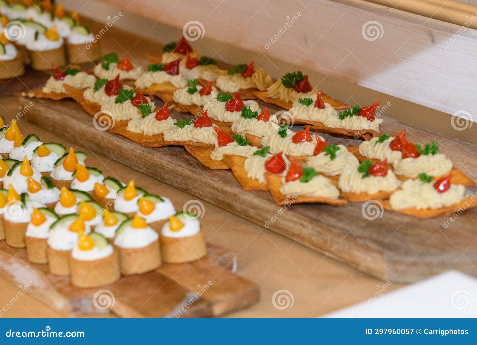 One-bite Appetizers for All Types of Guests Stock Image - Image of ...