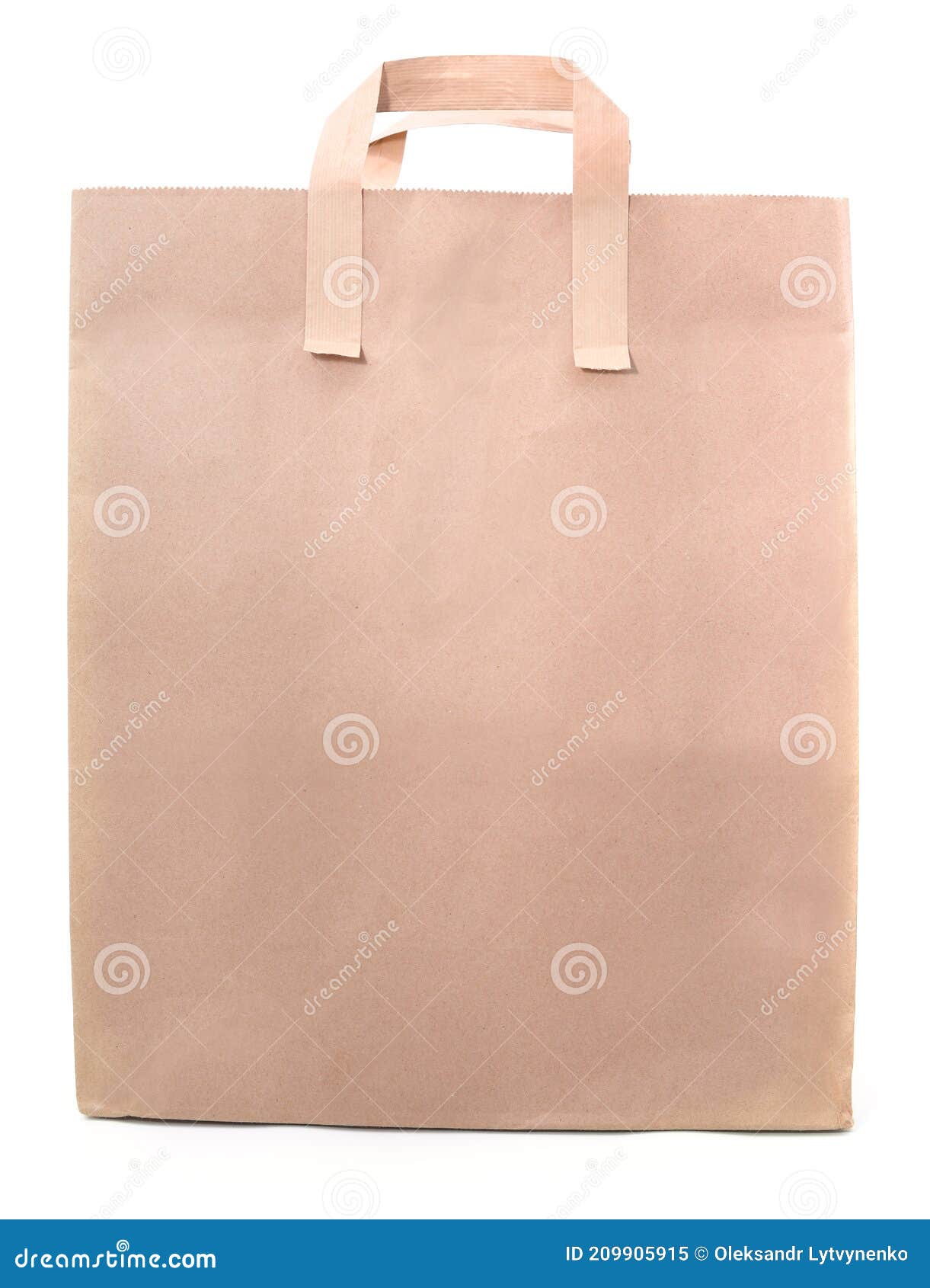 One blank paper bag stock image. Image of cardboard - 209905915