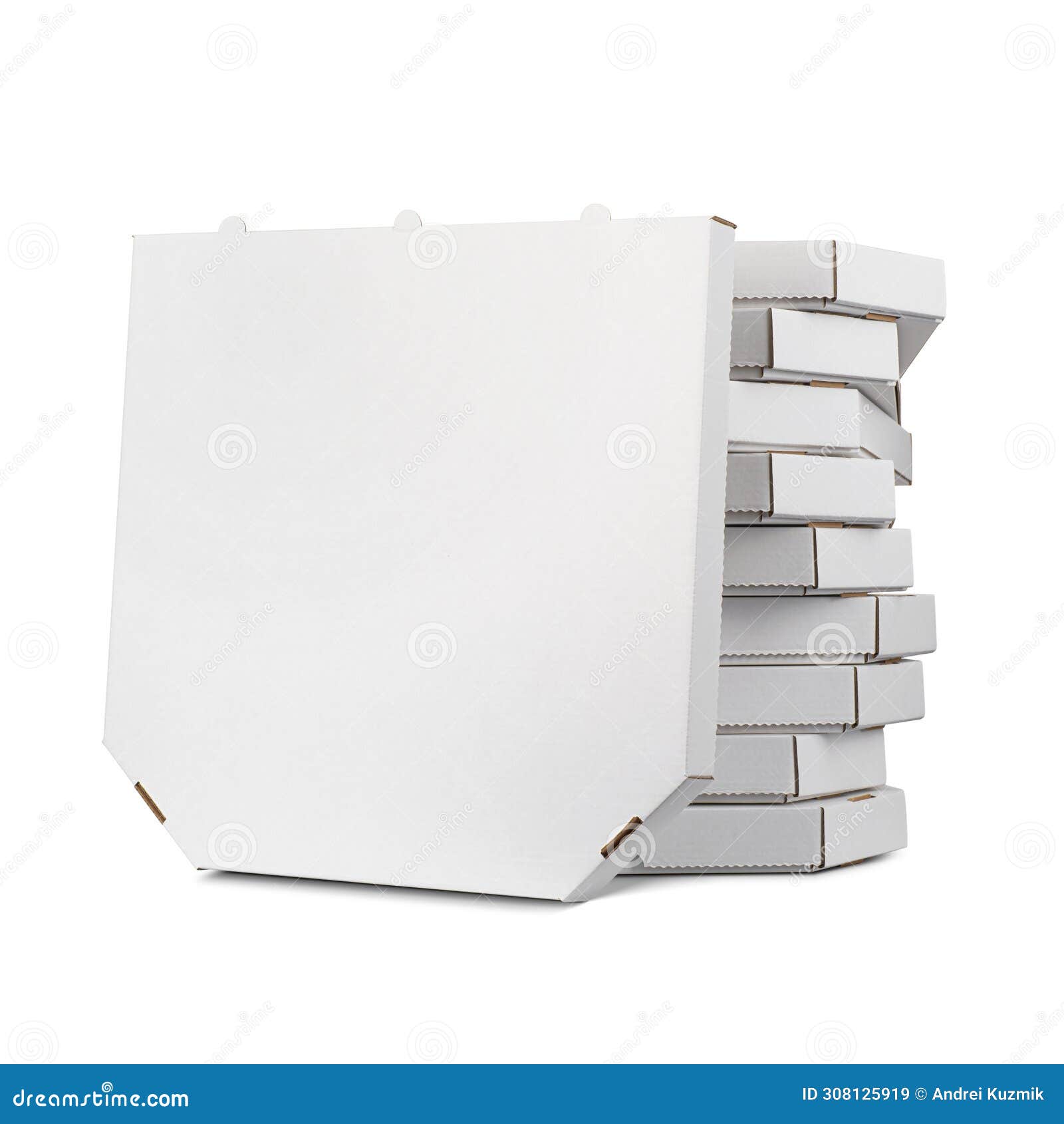 Blank Pizza Box Template Stock Photo | CartoonDealer.com #257738094
