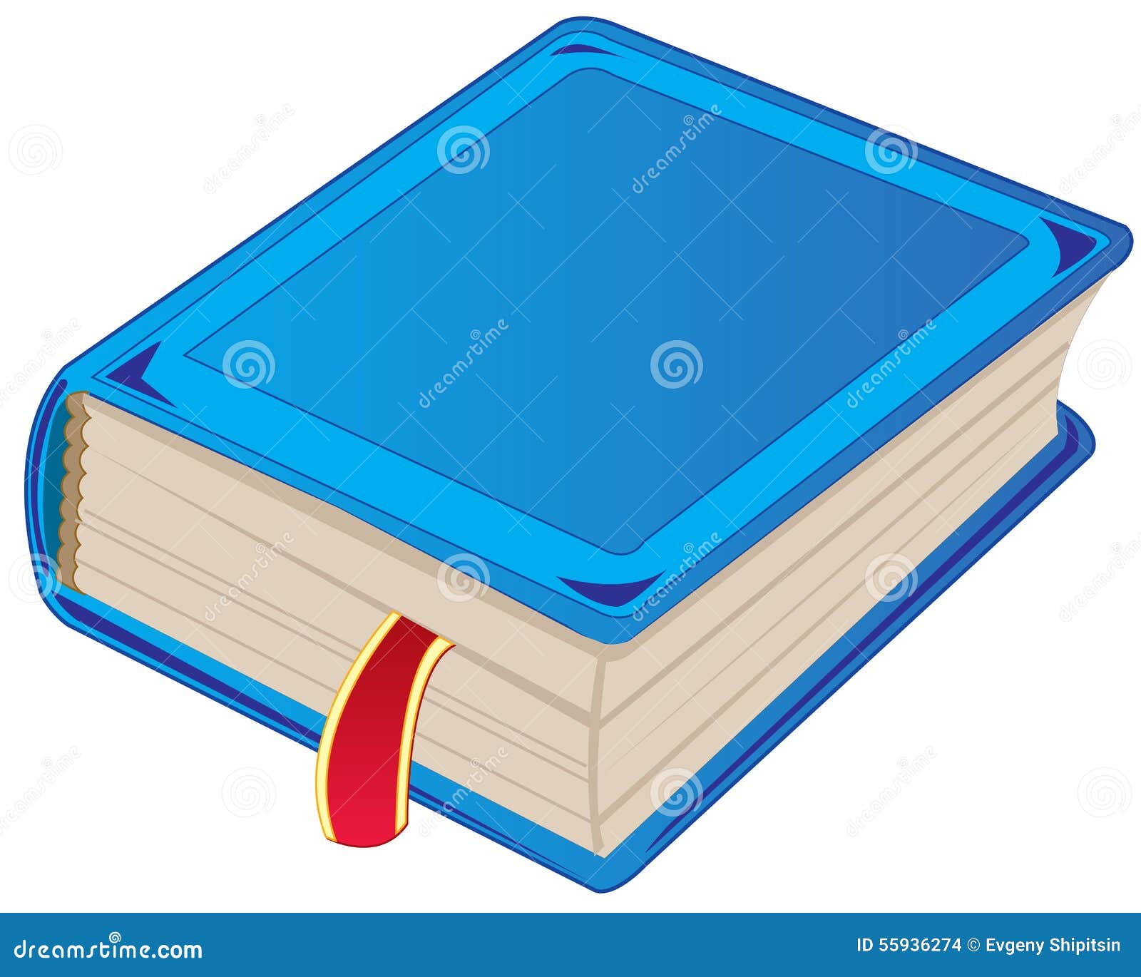 One book stock vector. Illustration of encyclopedia, object - 55936274