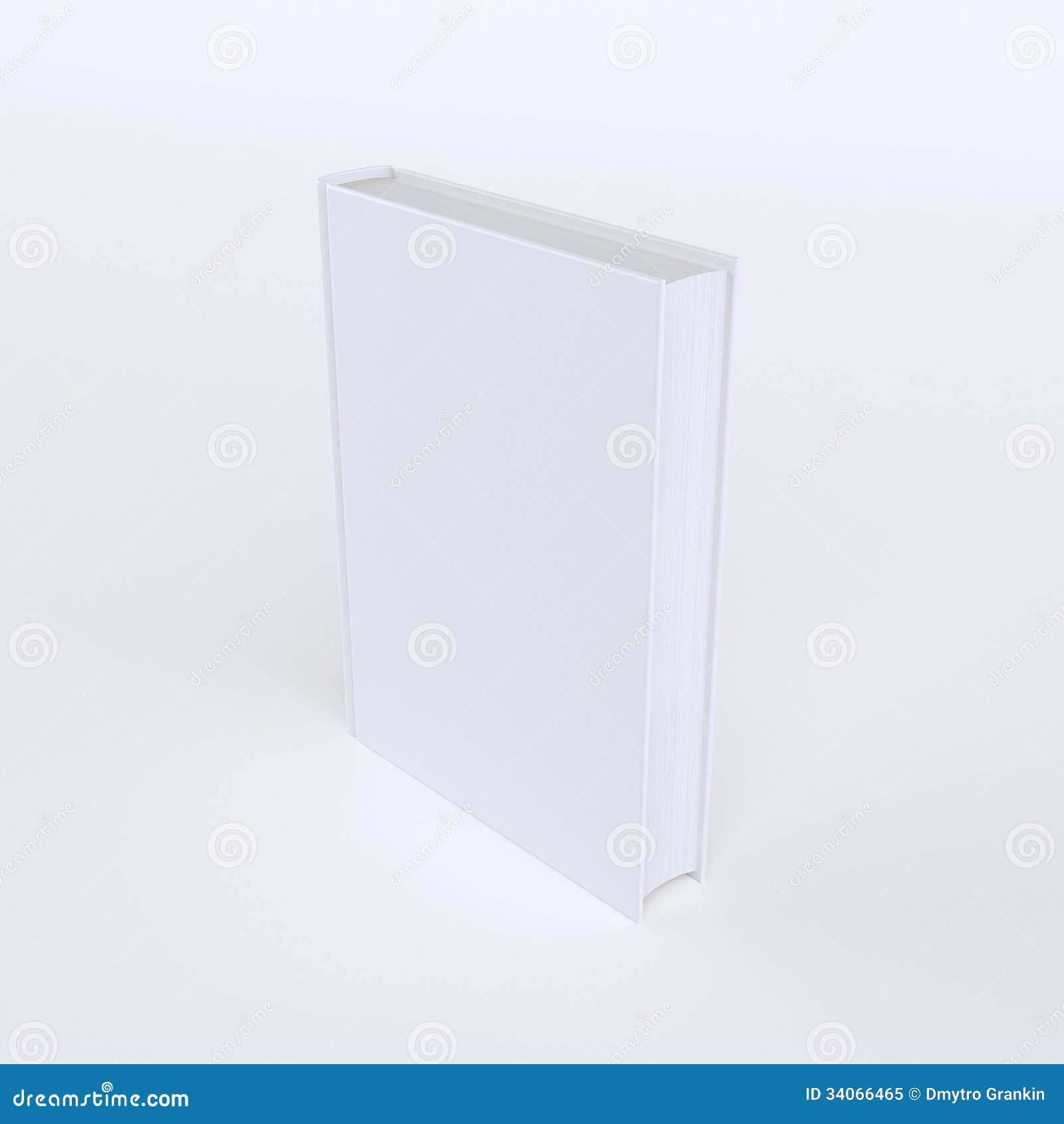 One Book Isolated on White (Advertising Picture) Stock Illustration ...