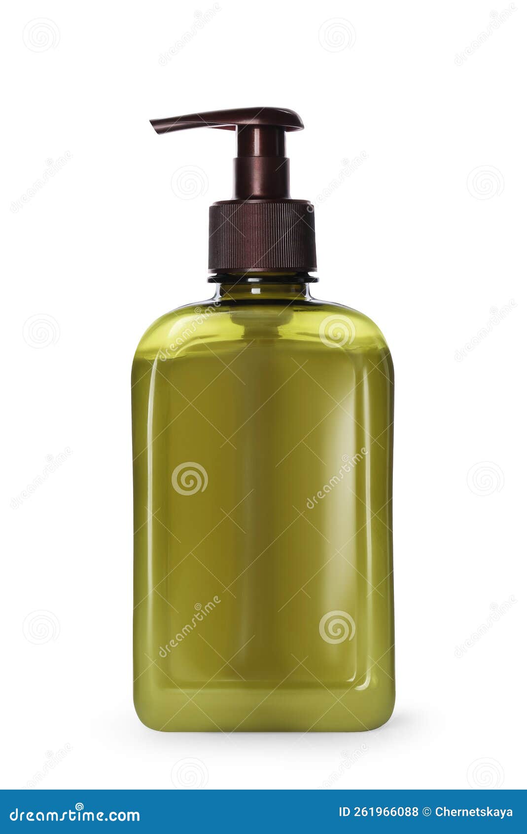 One Bottle of Shampoo Isolated on White Stock Photo - Image of female ...