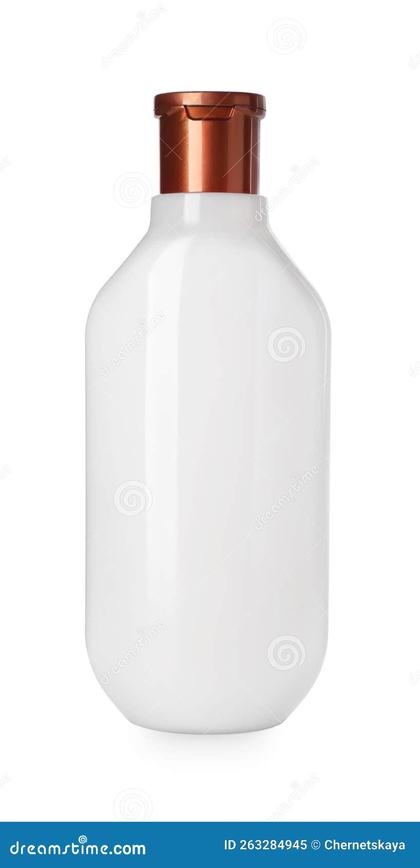 One Bottle of Shampoo Isolated on White Stock Image - Image of empty ...