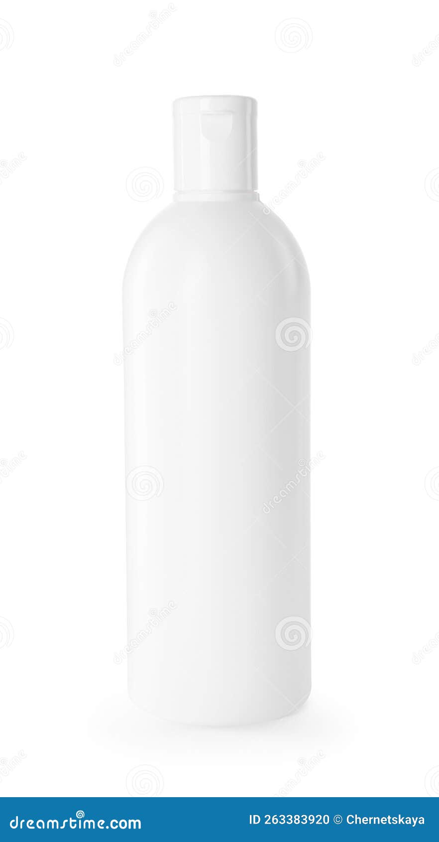 One Bottle of Shampoo Isolated on White Stock Photo - Image of liquid ...