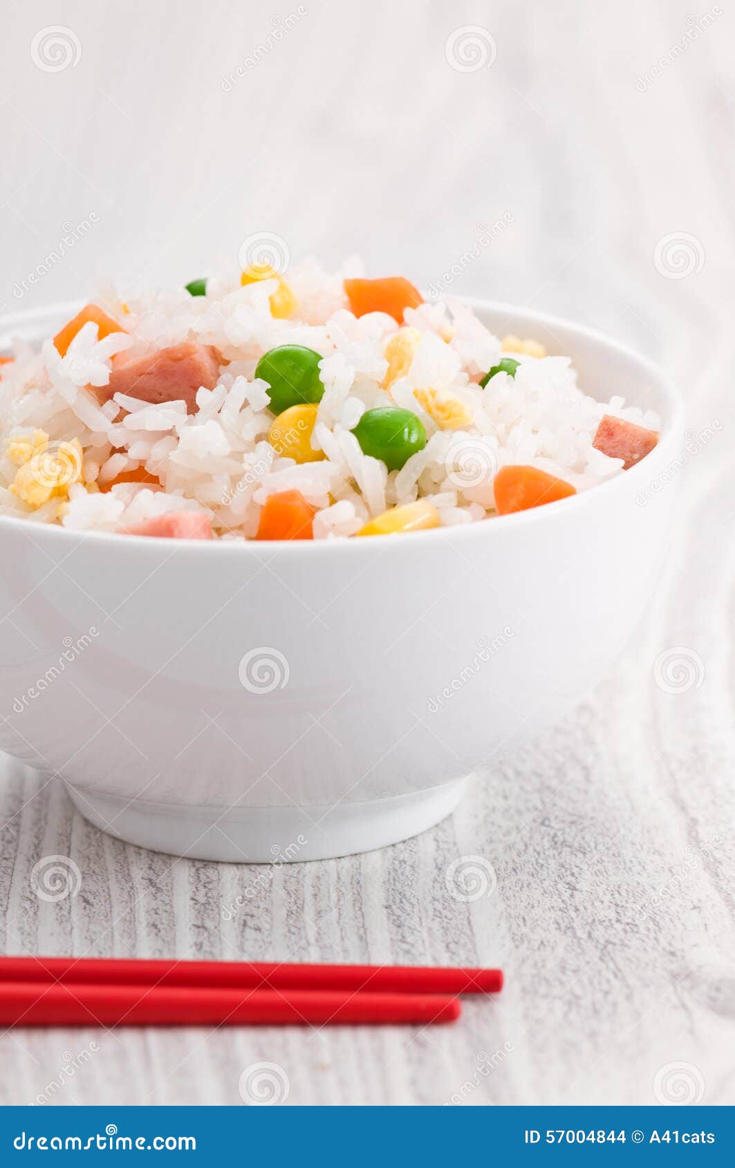 One Bowl of Fried Rice stock photo. Image of cooking - 57004844