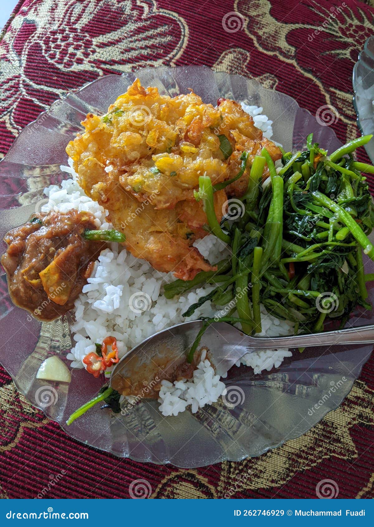 One of the Breakfast Menus in Indonesia Editorial Stock Image - Image ...
