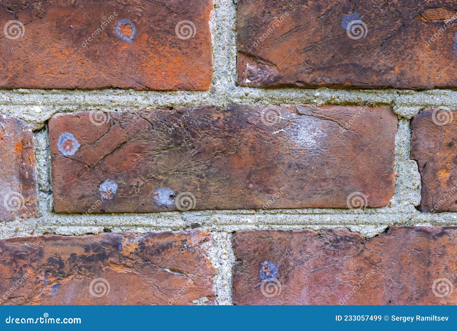 One Brick Close-up in the Brickwork Stock Image - Image of texture ...