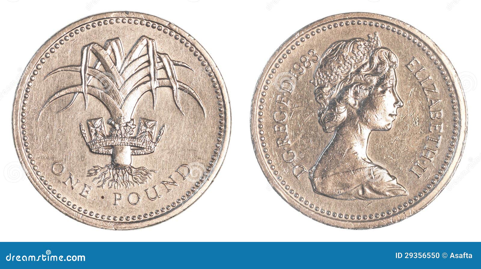 One British Pound Coin Stock Photo - Image: 29356550