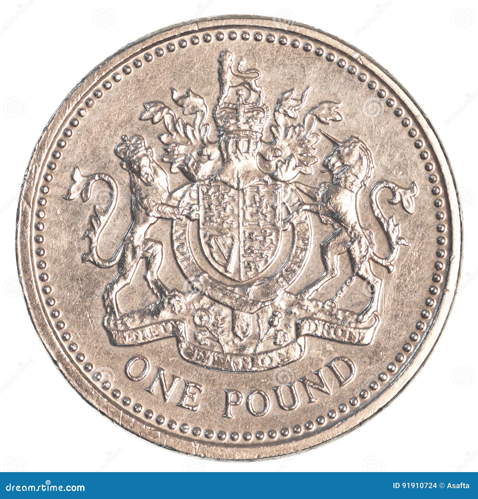 One british pound coin stock photo. Image of exchange - 91910724