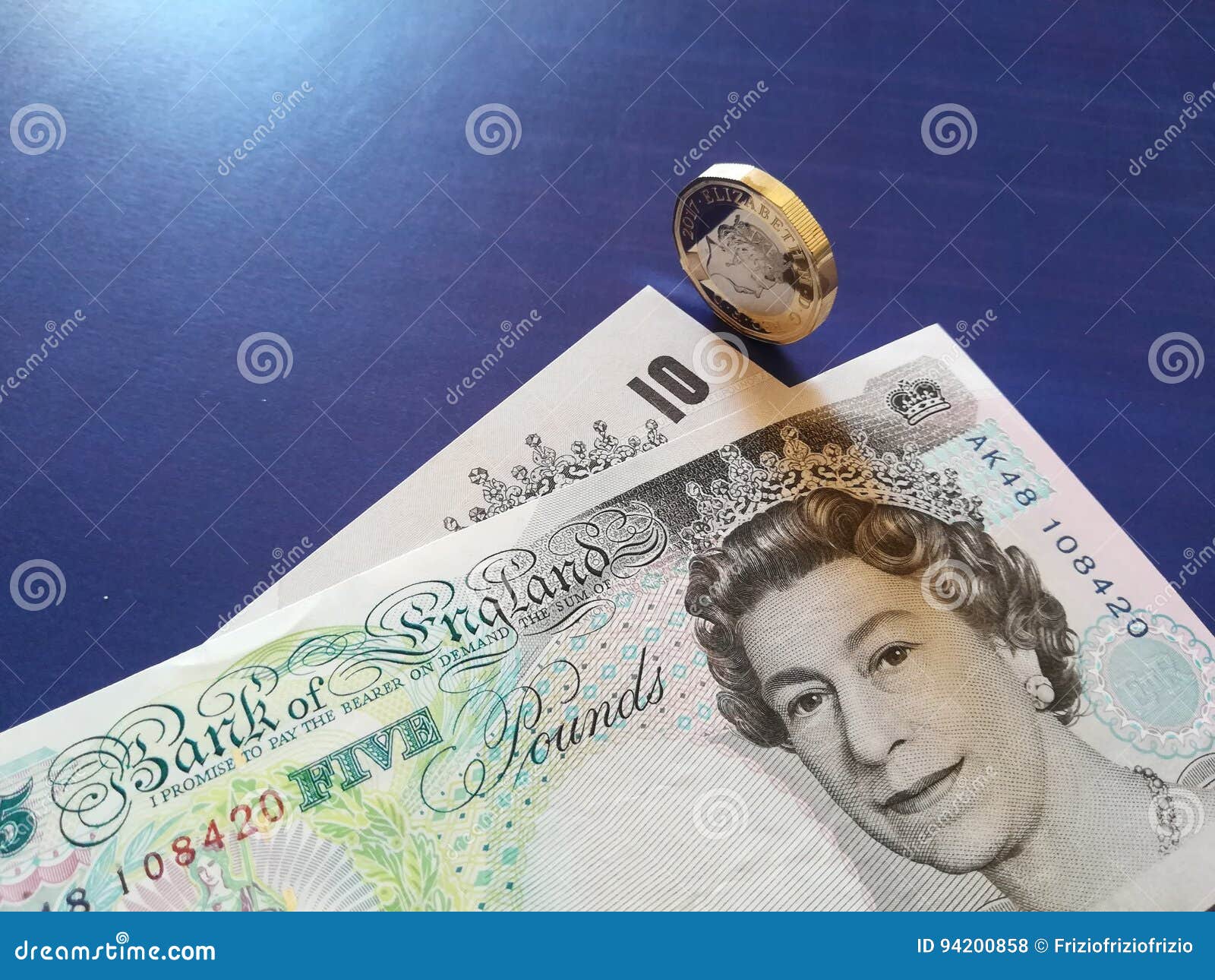 One British Pound, New Type 2017 Editorial Stock Photo - Image of ...
