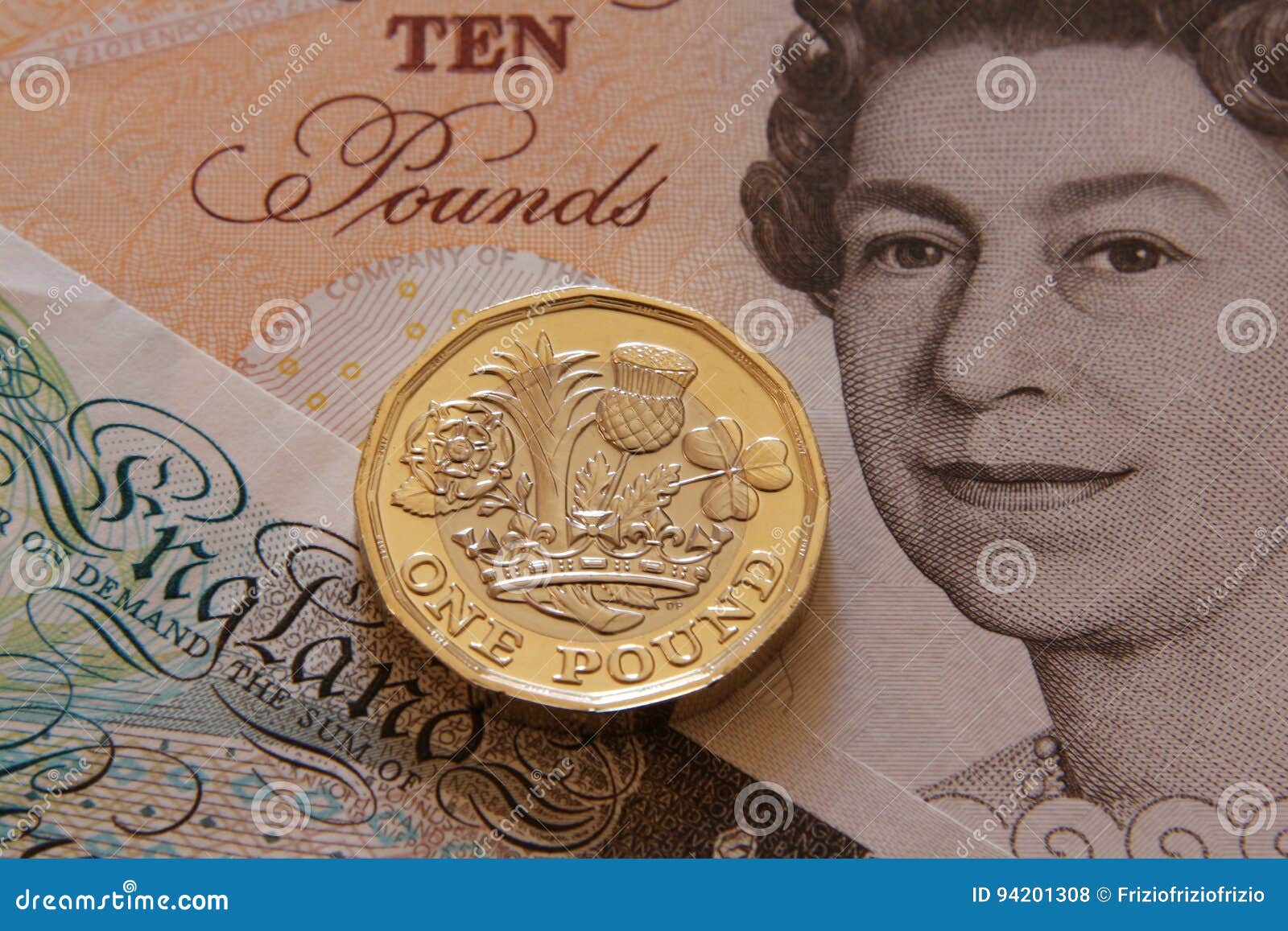 One British Pound, New Type 2017 Editorial Stock Photo - Image of metal ...
