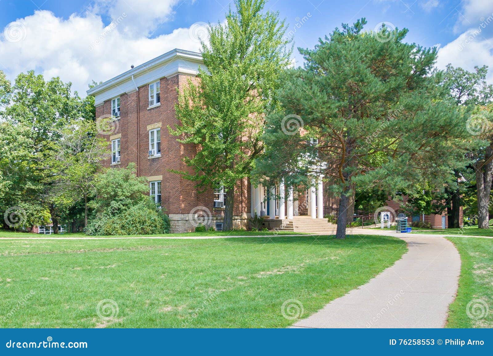 One of the Buildings on the Beloit College Campus Stock Image - Image ...