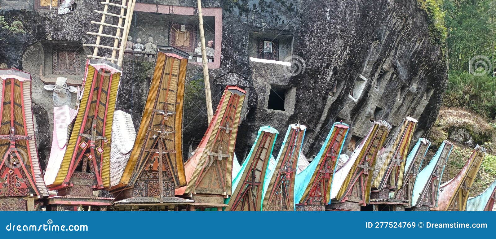 One of the Burial Places of the Toraja People Editorial Stock Image ...