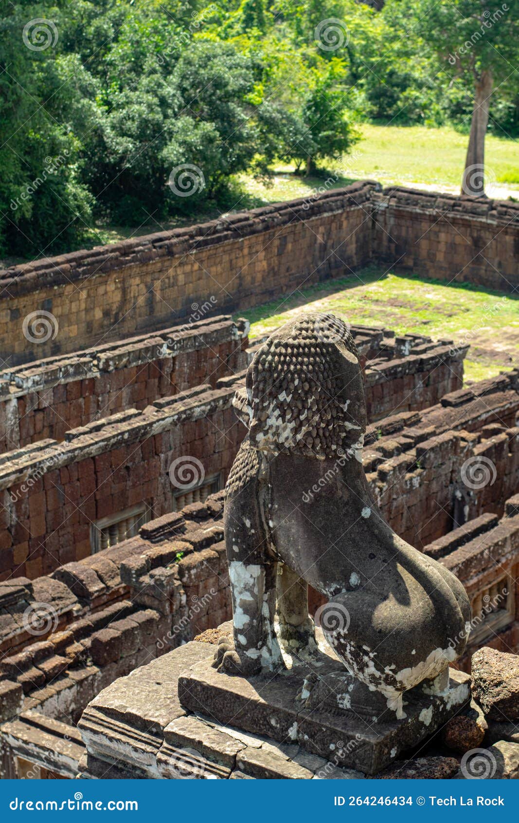 Pre Rub Temple with Nature Views in Cambodia Stock Photo - Image of ...