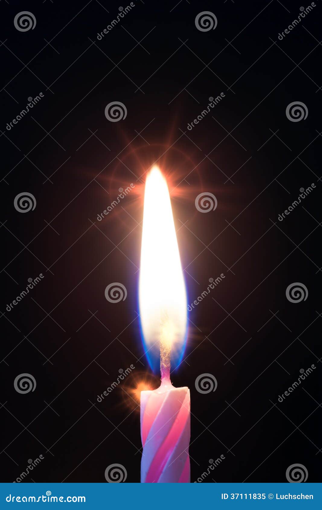 One candle on birthday stock image. Image of black, happiness - 37111835