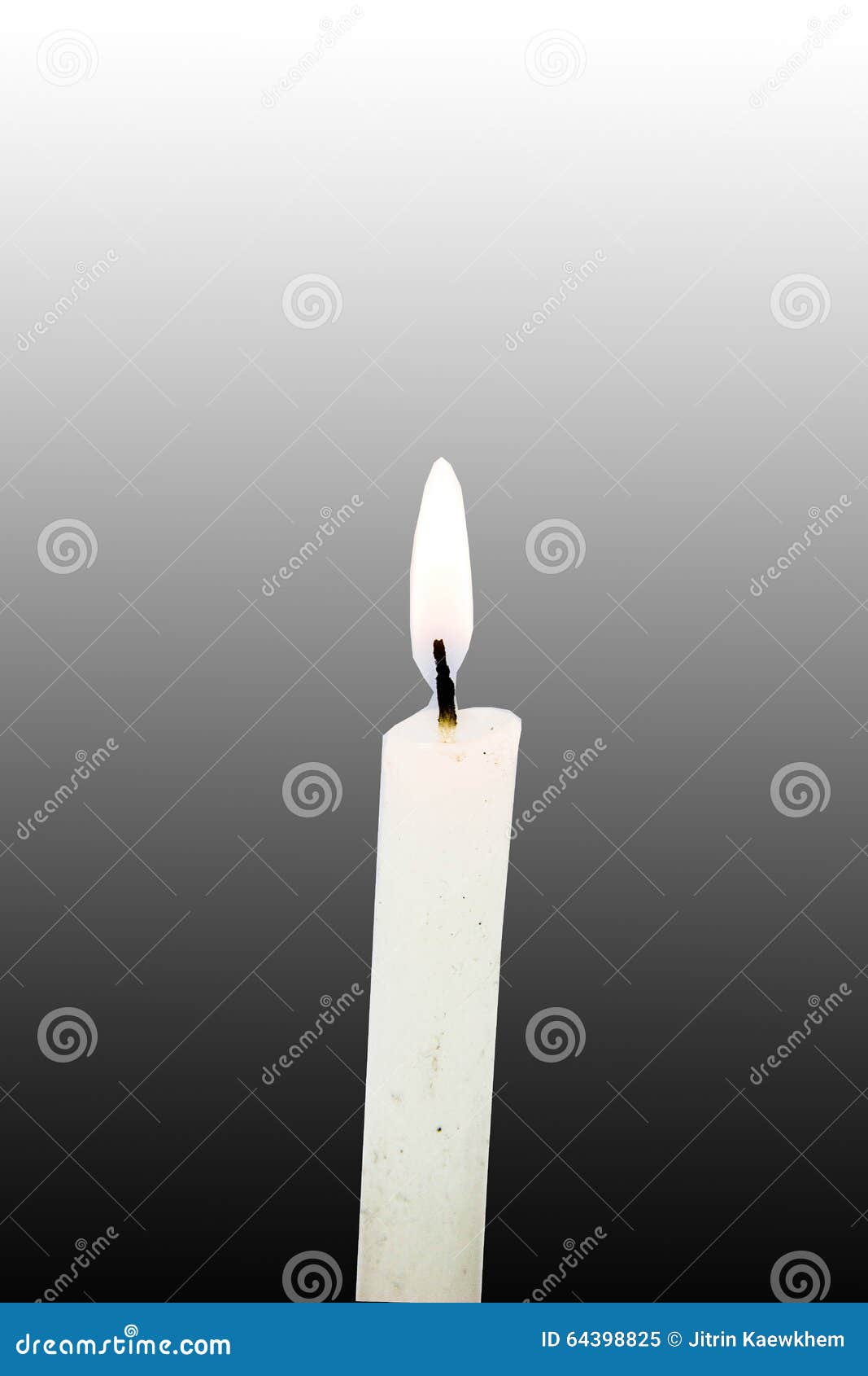 One candle flame stock image. Image of orange, sacred - 64398825