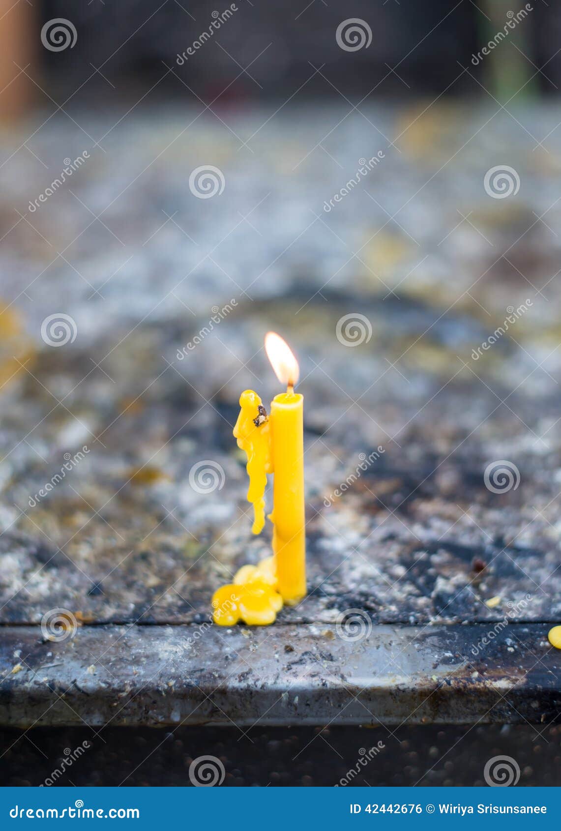 One candle flame stock photo. Image of hope, romance - 42442676