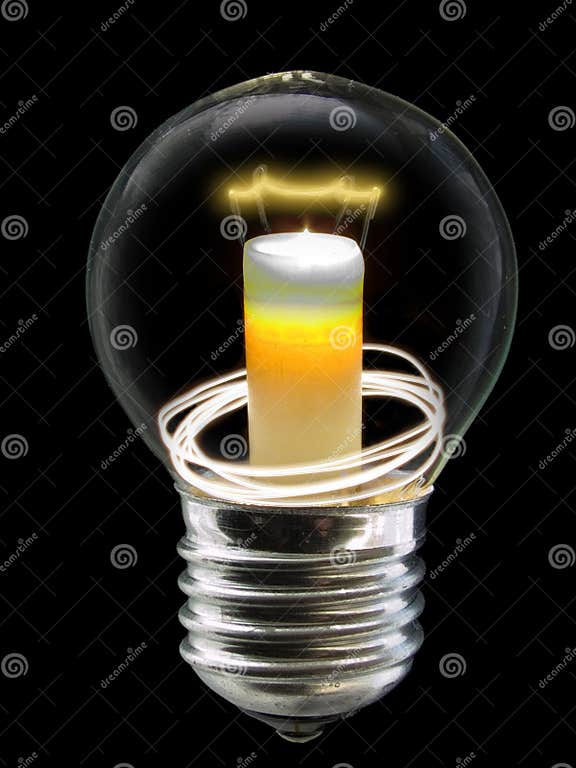 One Candle Power stock photo. Image of lightbulb, illumination - 15725704