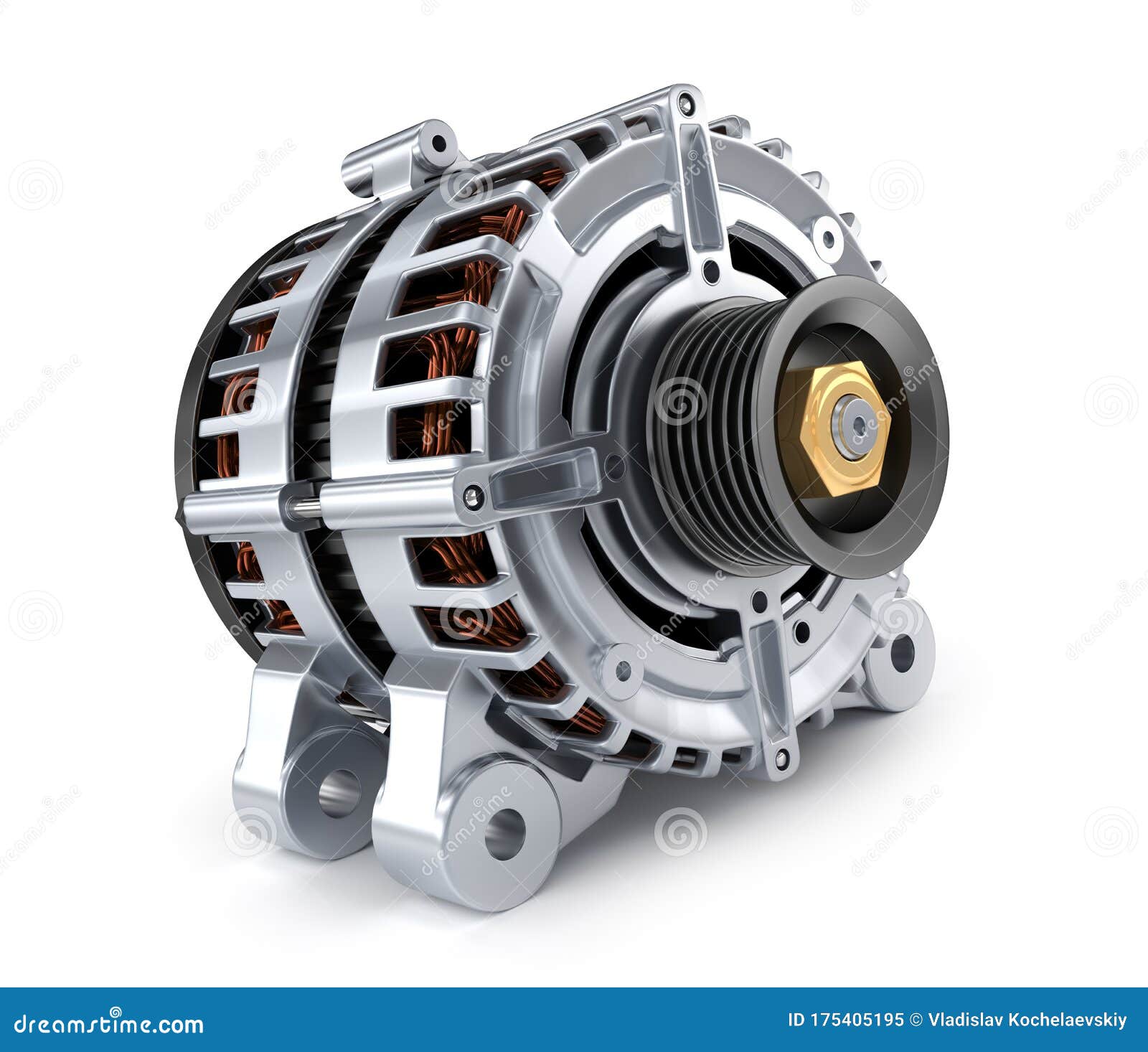 Dynamo/generator. Simple Flat Illustration. | CartoonDealer.com #217253504