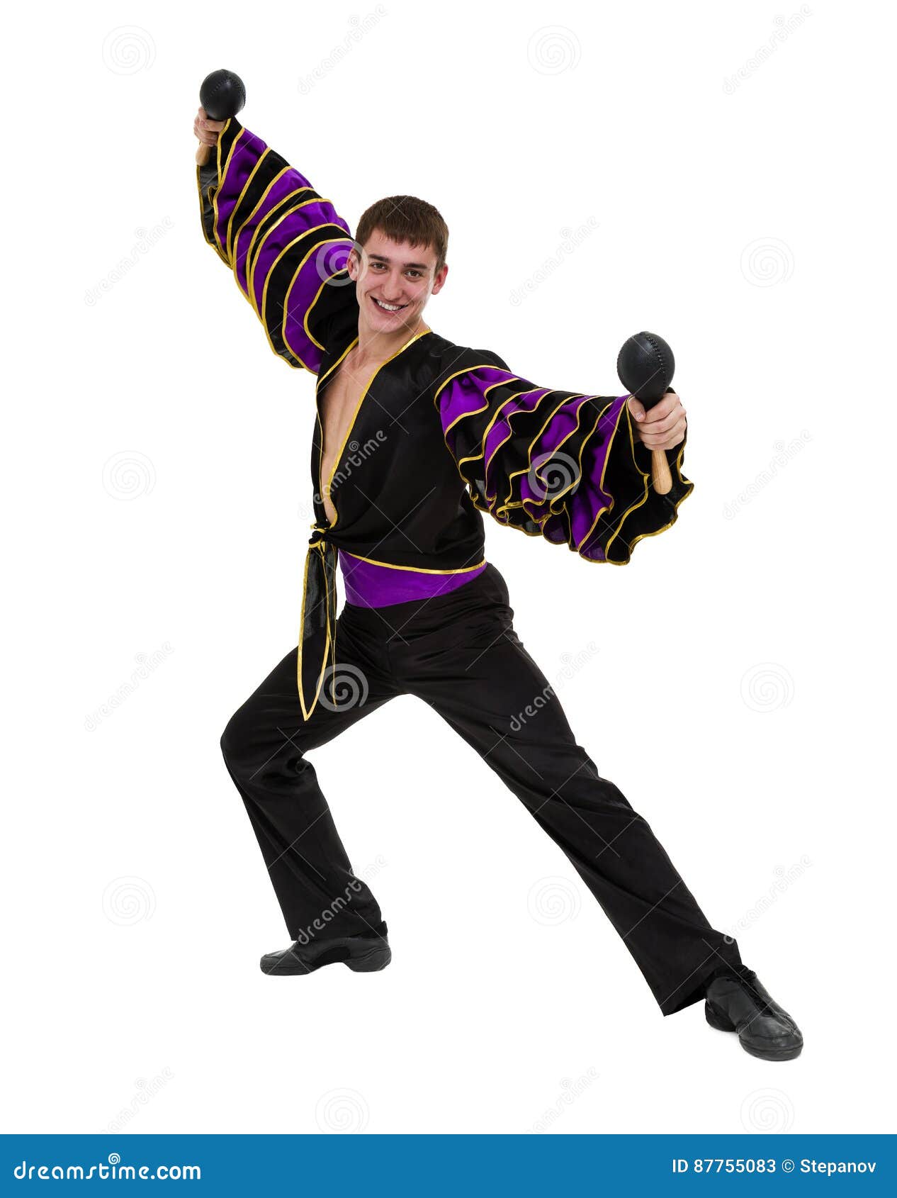 Guy Dancing With Maracas
