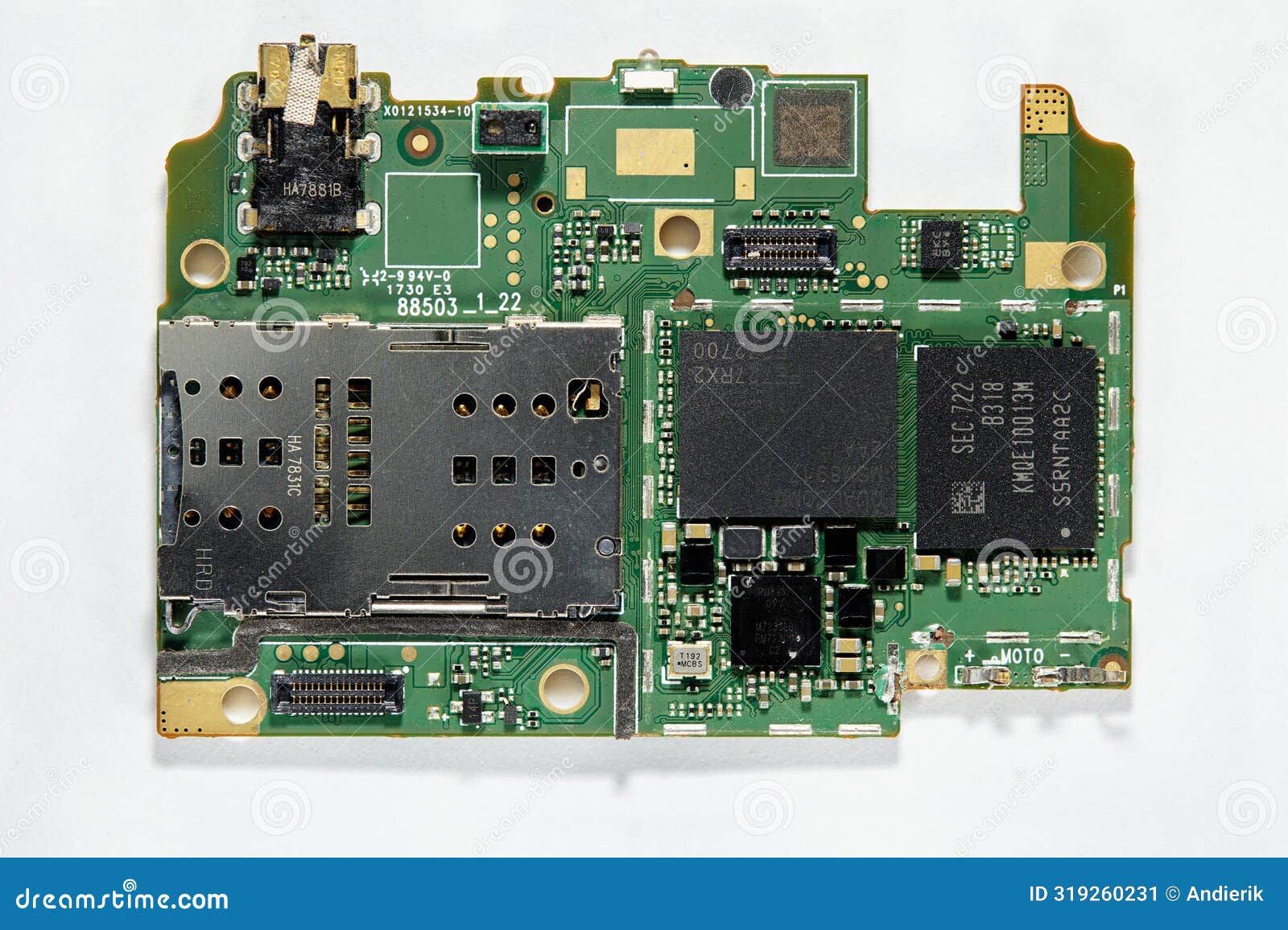 One of the Cellular Phone Spare Parts Inside Editorial Photo - Image of ...