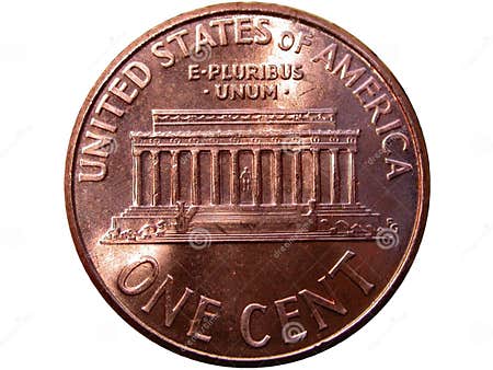One cent coin stock image. Image of american, america - 5528161