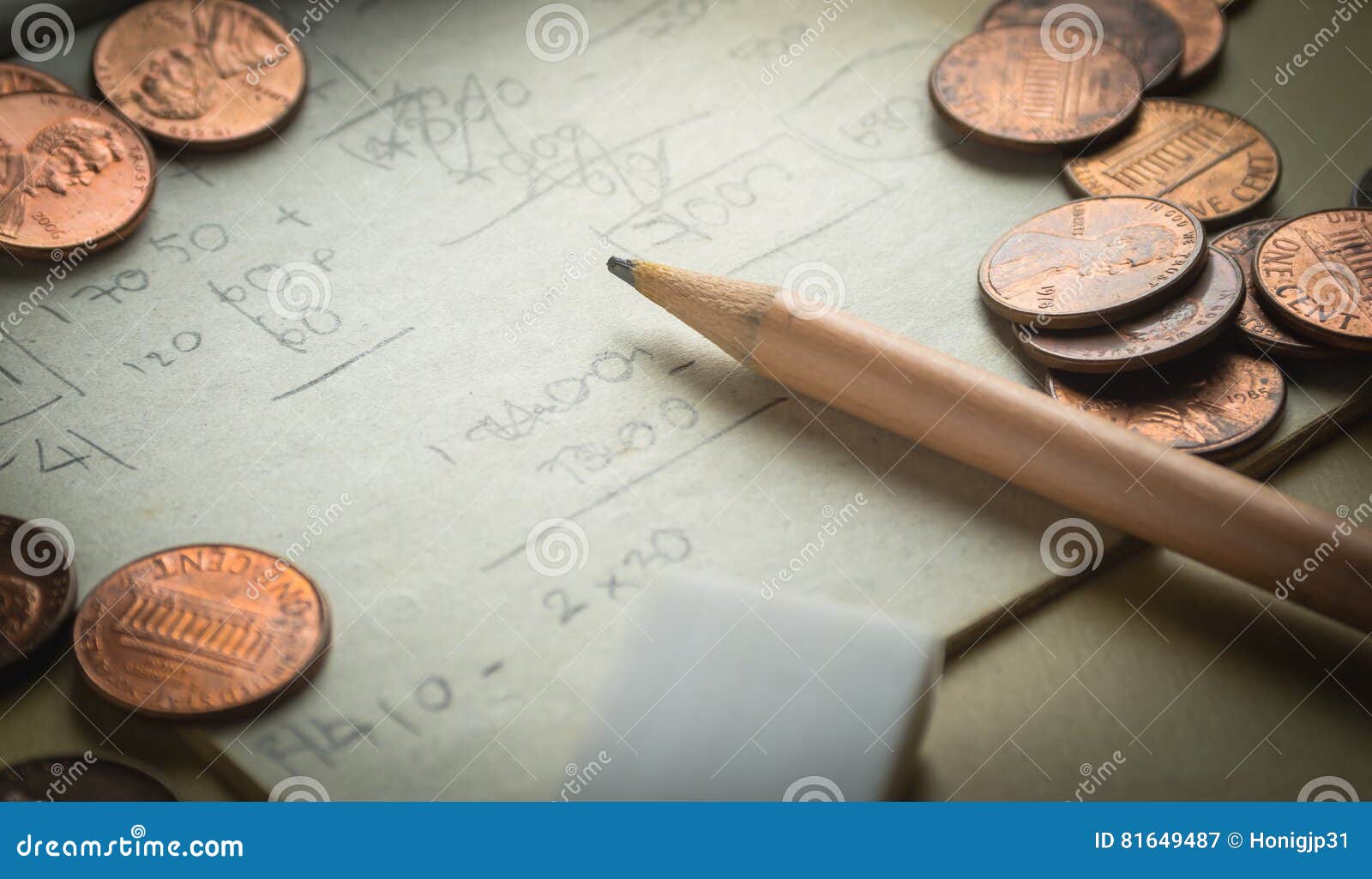 Cent On Paper Chart Stock Photo | CartoonDealer.com #30445002