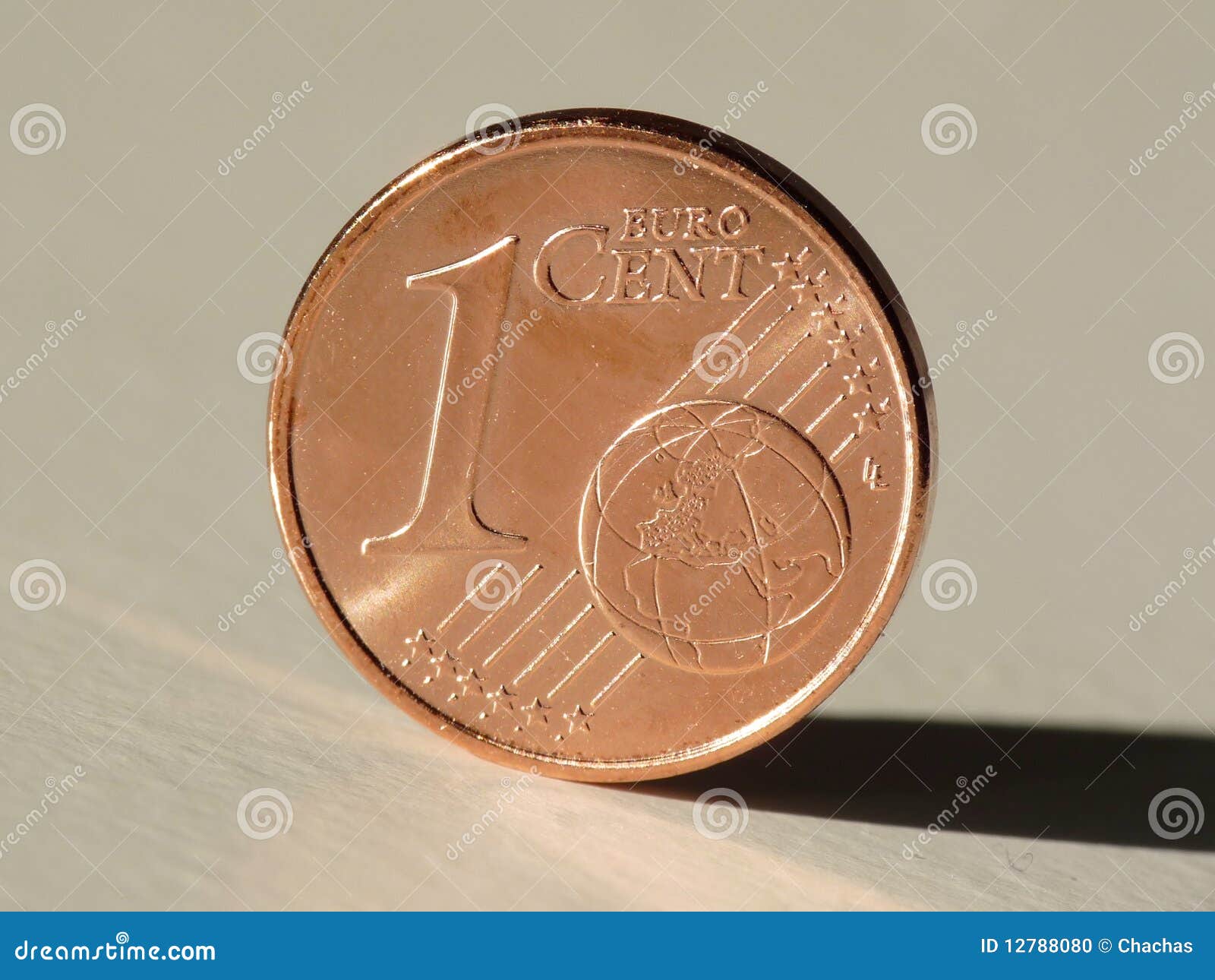 One Cent Euro coin stock photo. Image of view, balances - 12788080