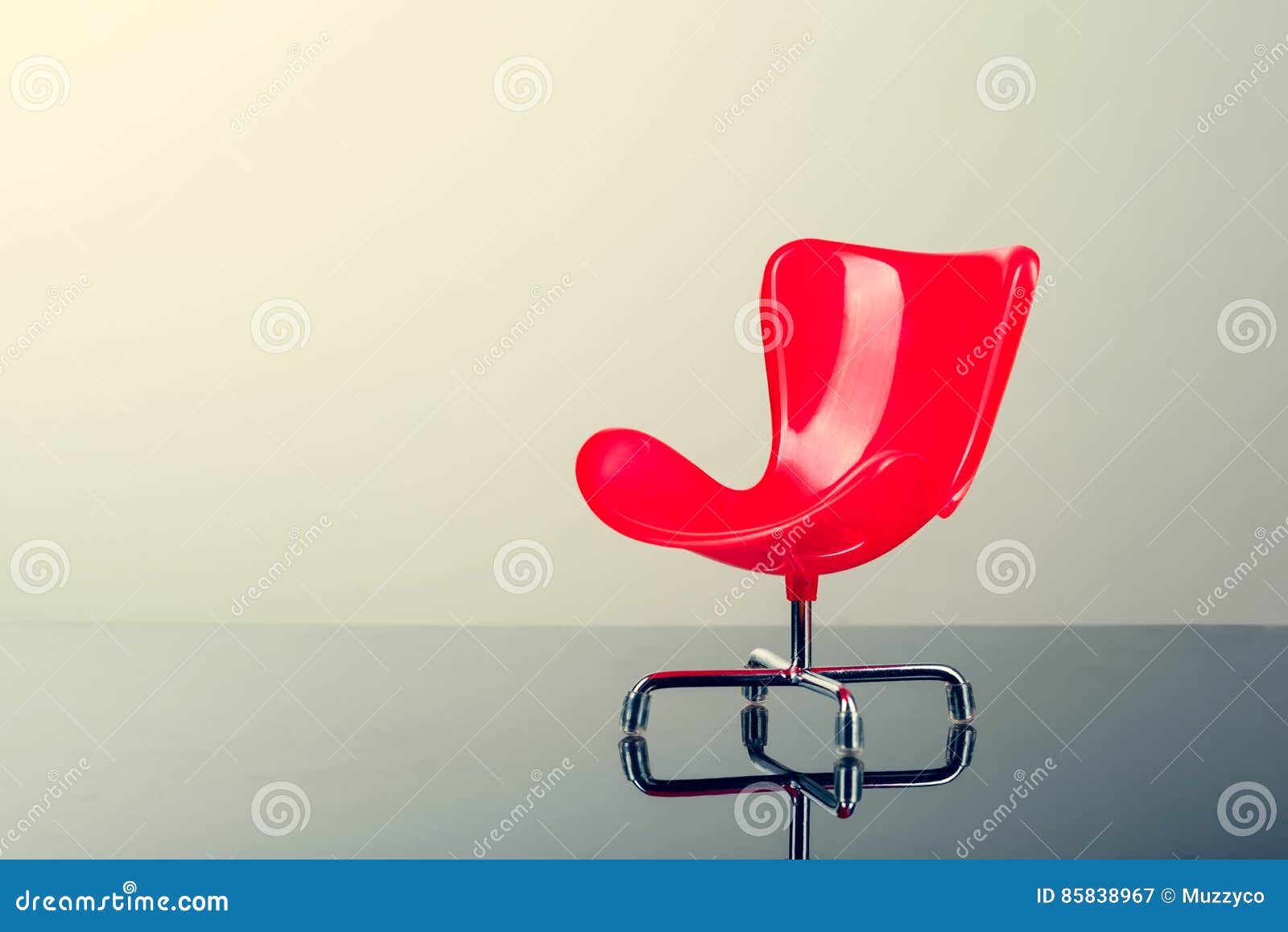 One chair on the floor stock image. Image of single, bright - 85838967