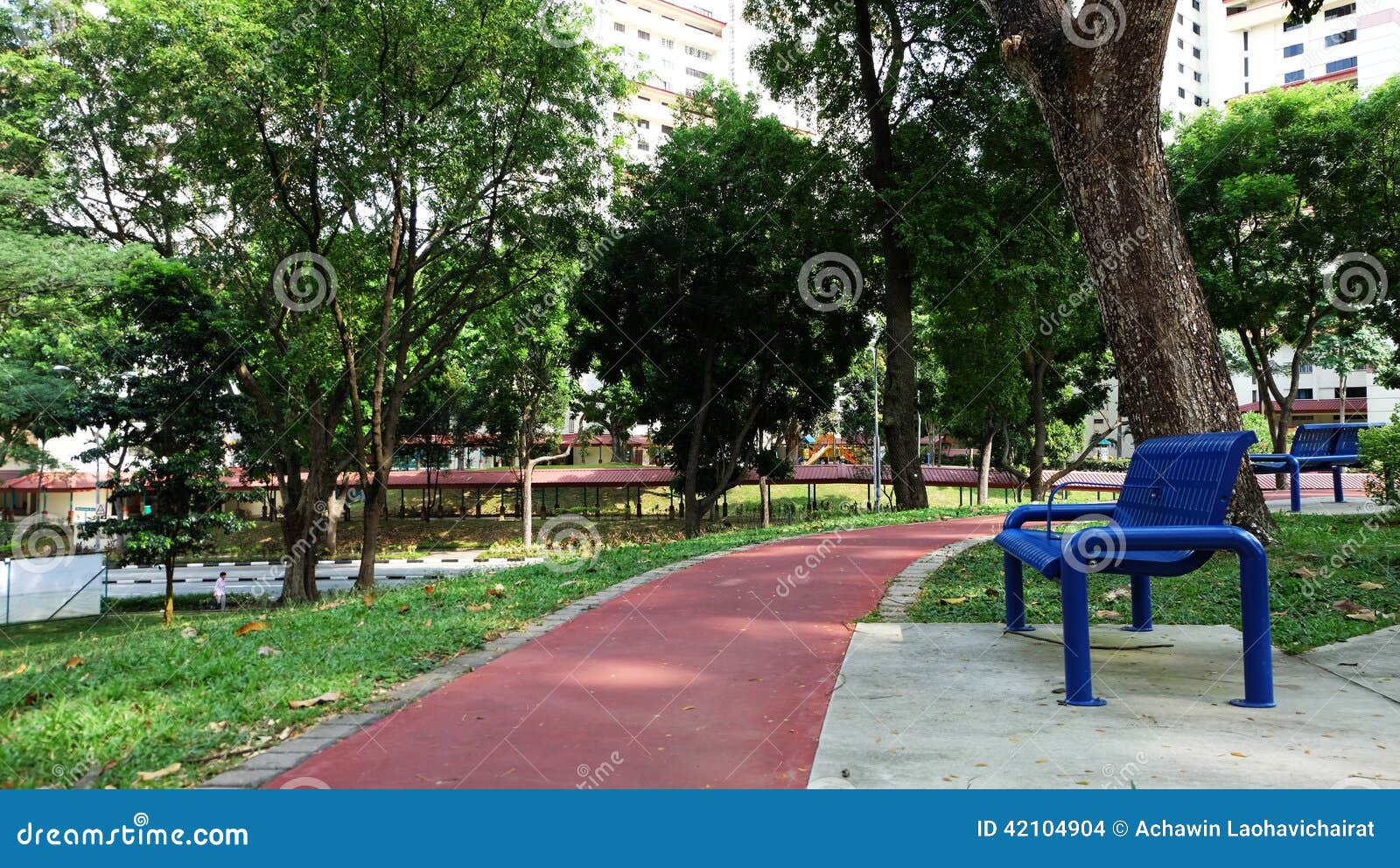 One Chair in the Park Background Stock Photo - Image of resting, seat ...