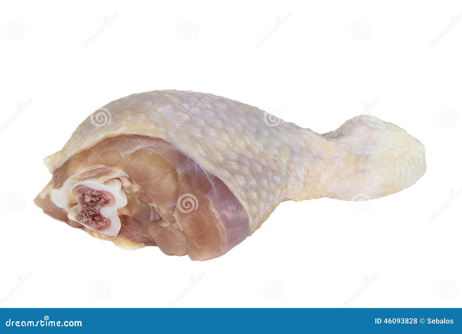 One chicken leg stock photo. Image of chicken, cooking - 46093828