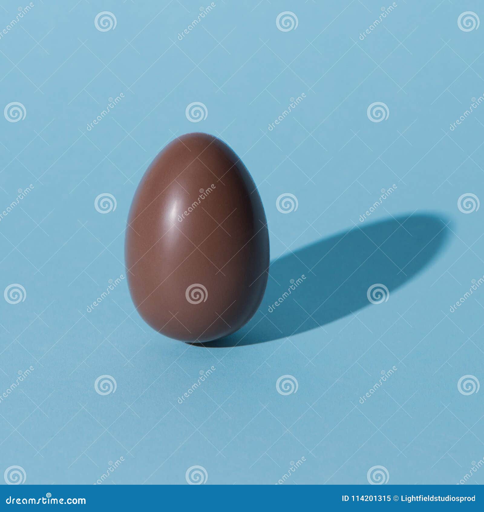 One chocolate easter egg stock image. Image of minimalistic - 114201315