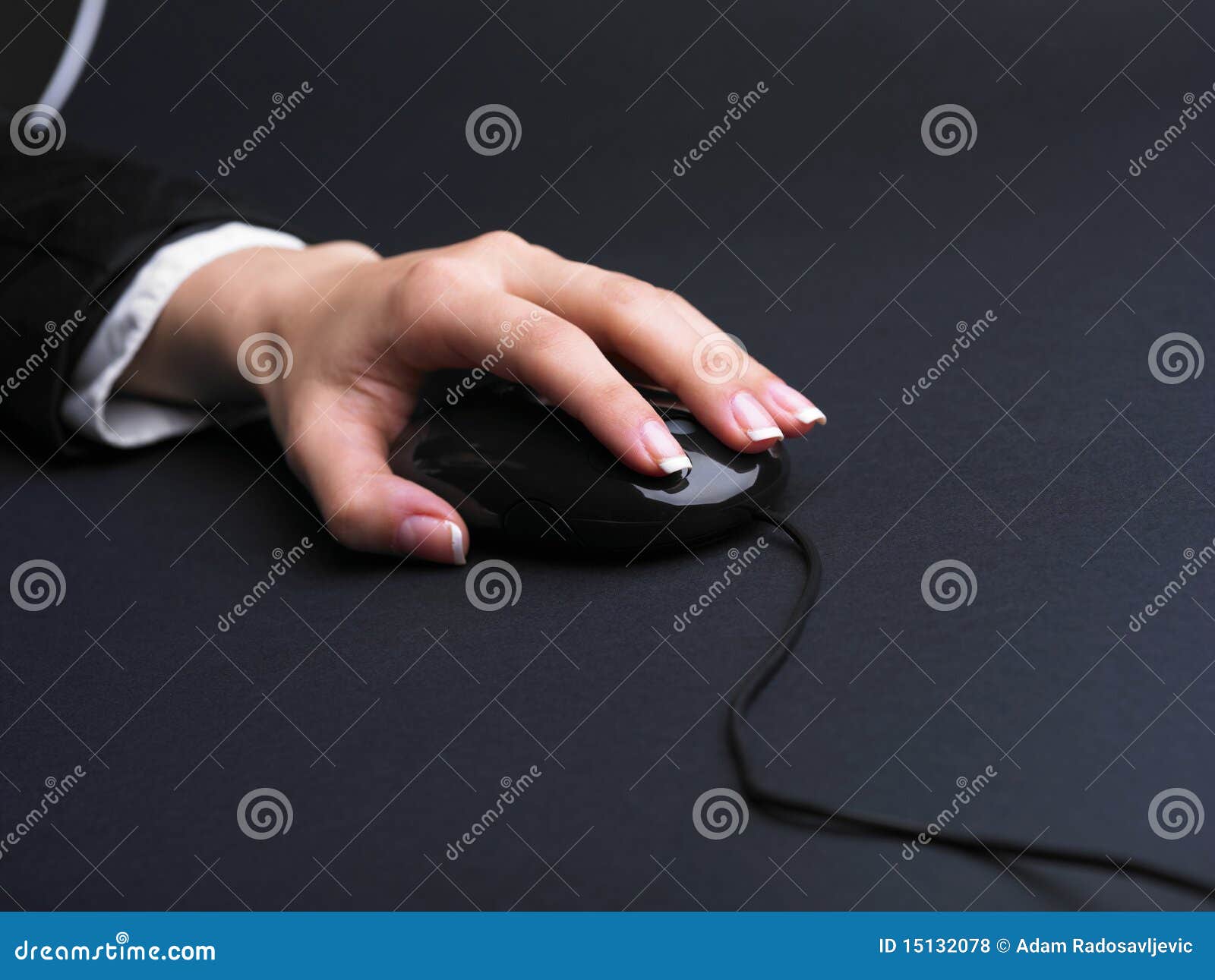 One-click management stock photo. Image of desk, mouse - 15132078