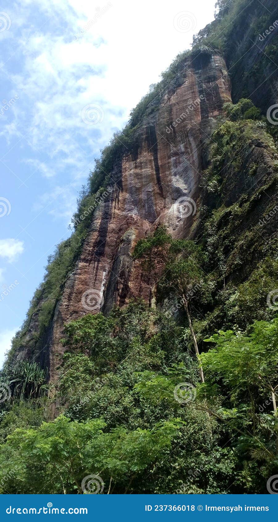 One of the Cliff Sides in Harau 50 Town Stock Photo - Image of valley ...