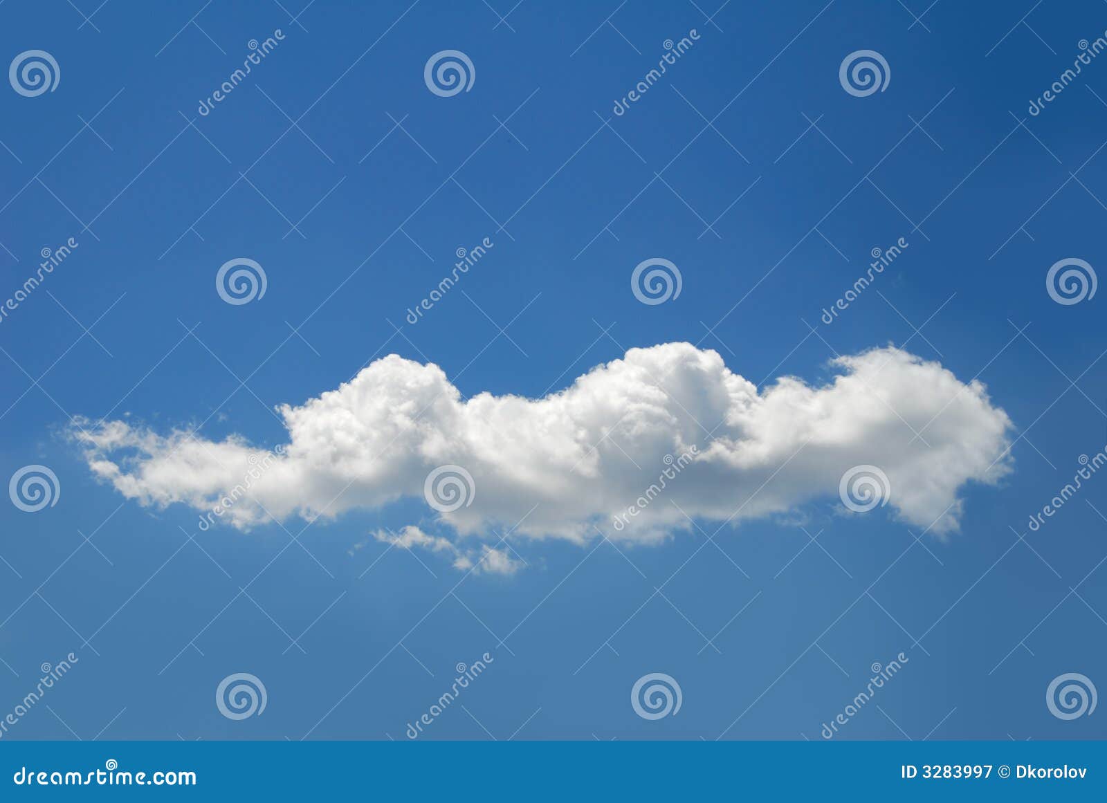 One cloud stock image. Image of outdoors, environment - 3283997