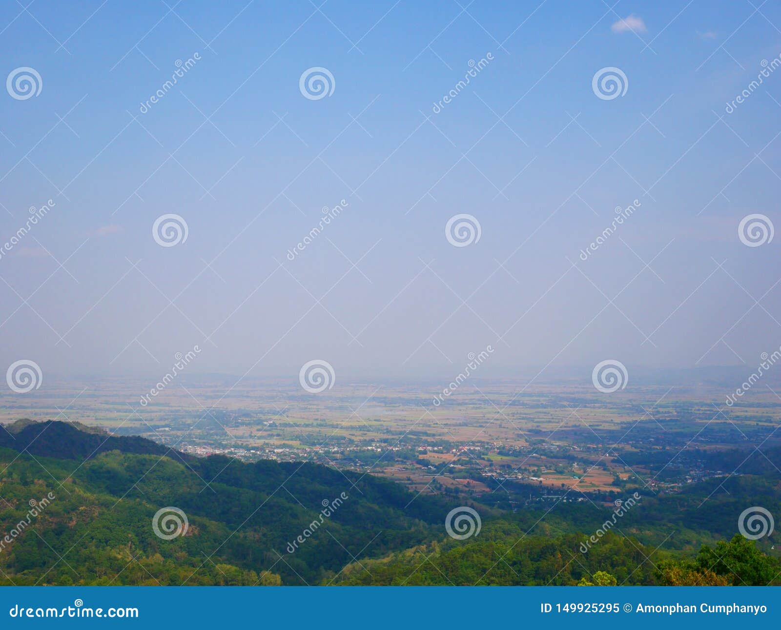 Only One Cloud among the Blue Sky Stock Image - Image of fresh, seasons ...