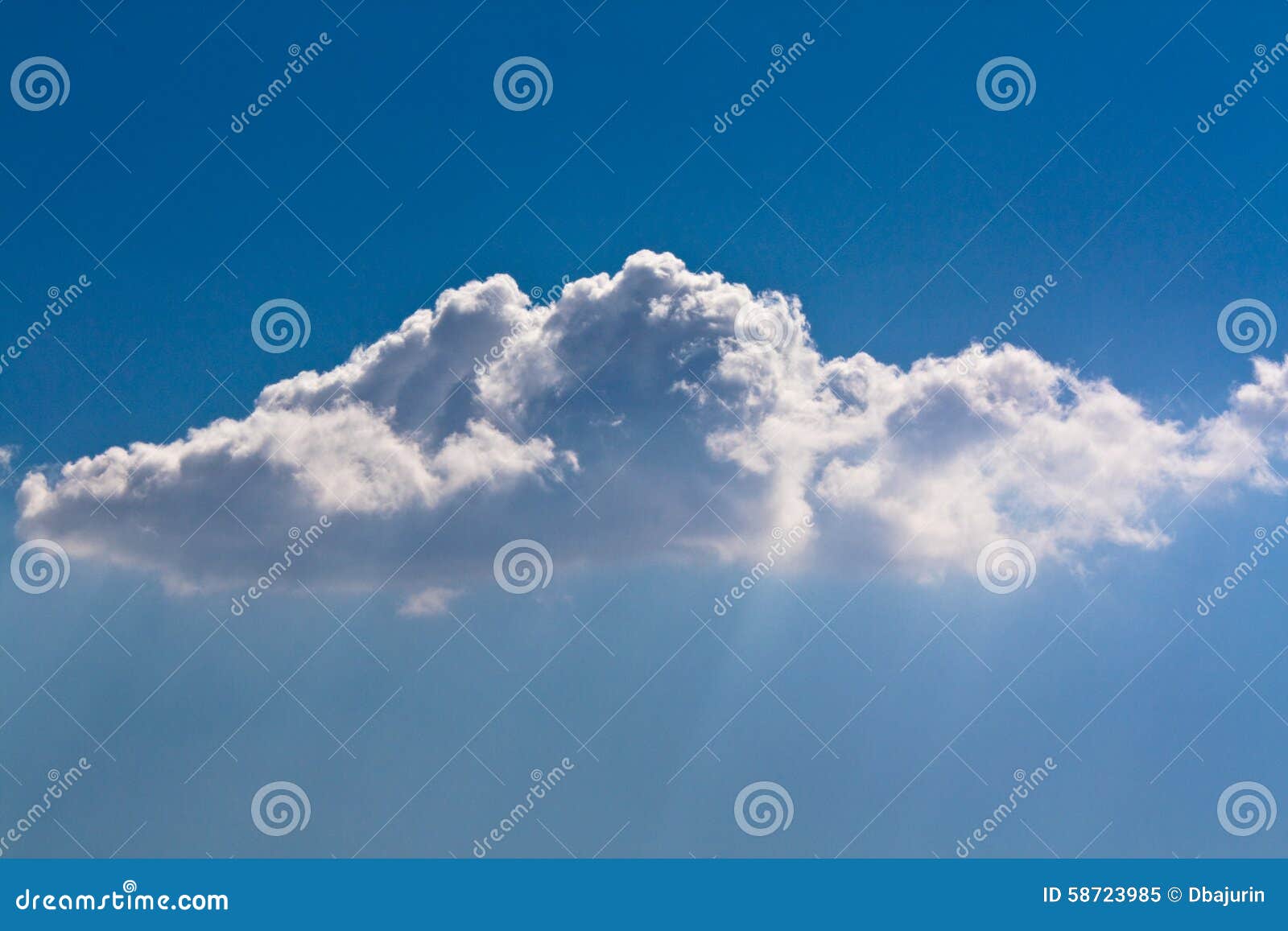 One Cloud stock image. Image of shadow, nature, floating - 58723985