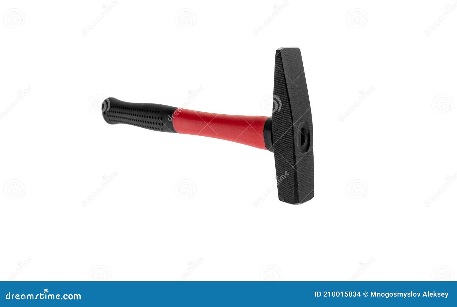 One Construction Tool - Big Red Hammer Stock Photo - Image of ...