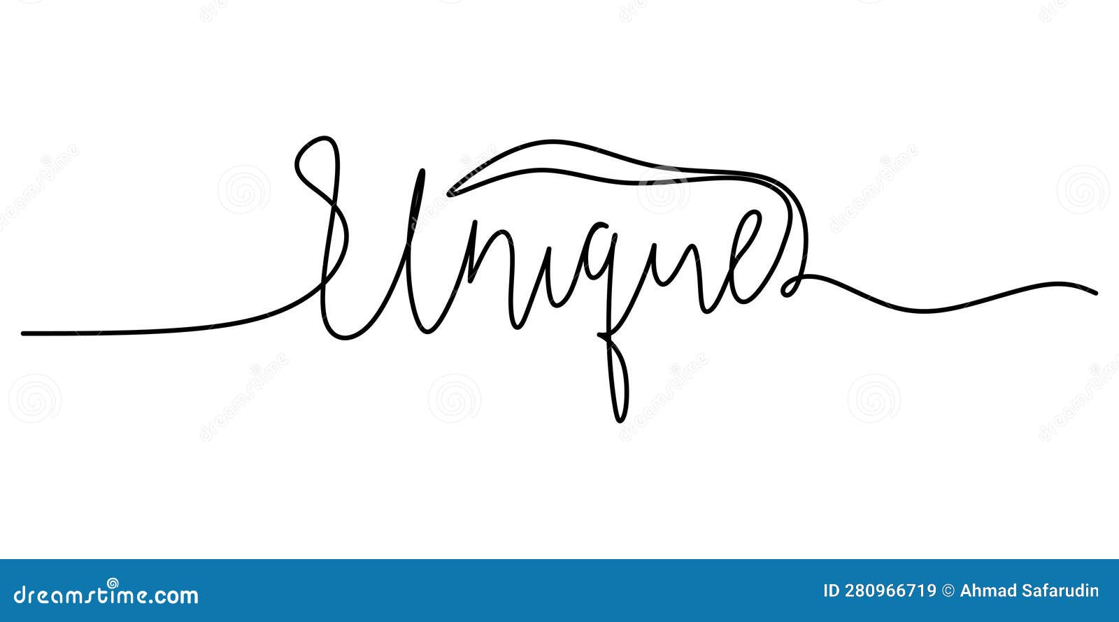 Be Unique Word Trippy Psychedelic Graffiti Style Letters.Vector Hand ...