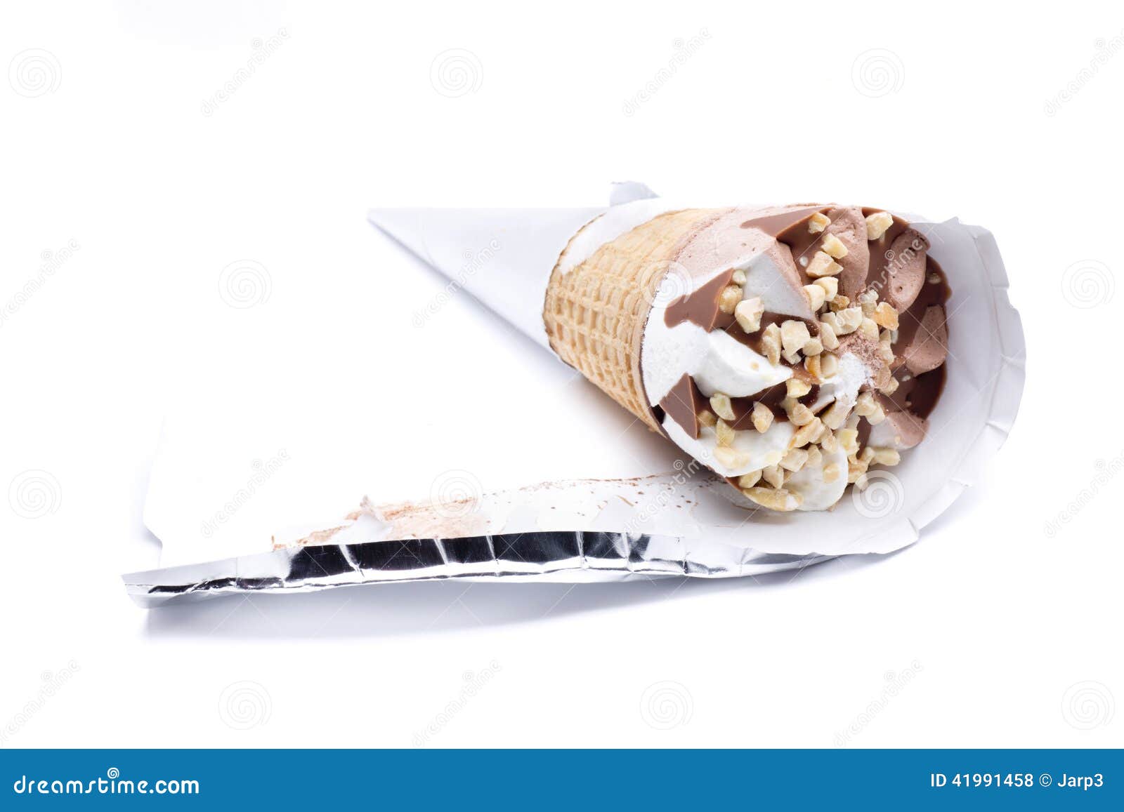One cornet stock photo. Image of cone, isolated, post - 41991458